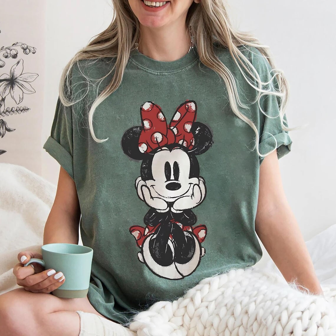 Disney Classic Minnie Mouse Shirt Retro Minnie T-Shirt for Disneyland Trip, Disneyland Holiday ...