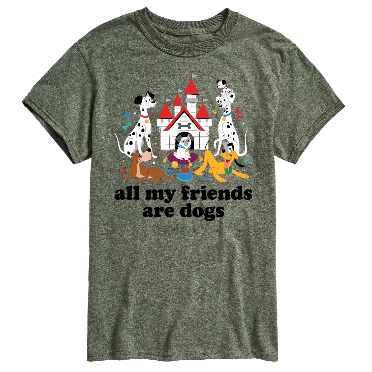 Disney Classics - Cats & Dogs - All My Friends Are Dogs - Men's Short ...