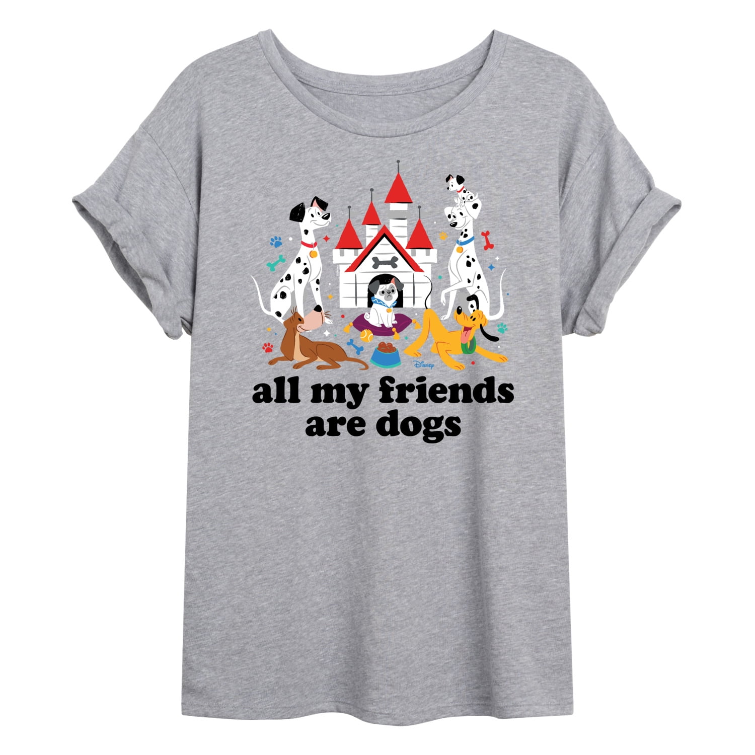 Disney Classics - Cats & Dogs - All My Friends Are Dogs - Women's ...