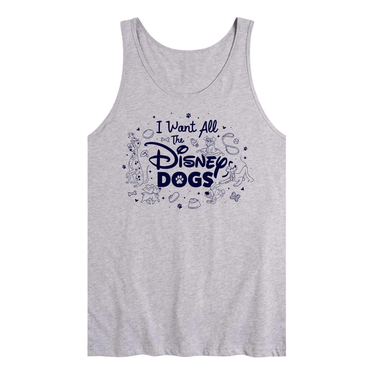 Disney Classics - Cats & Dogs - I Want All The Disney Dogs - Men's ...
