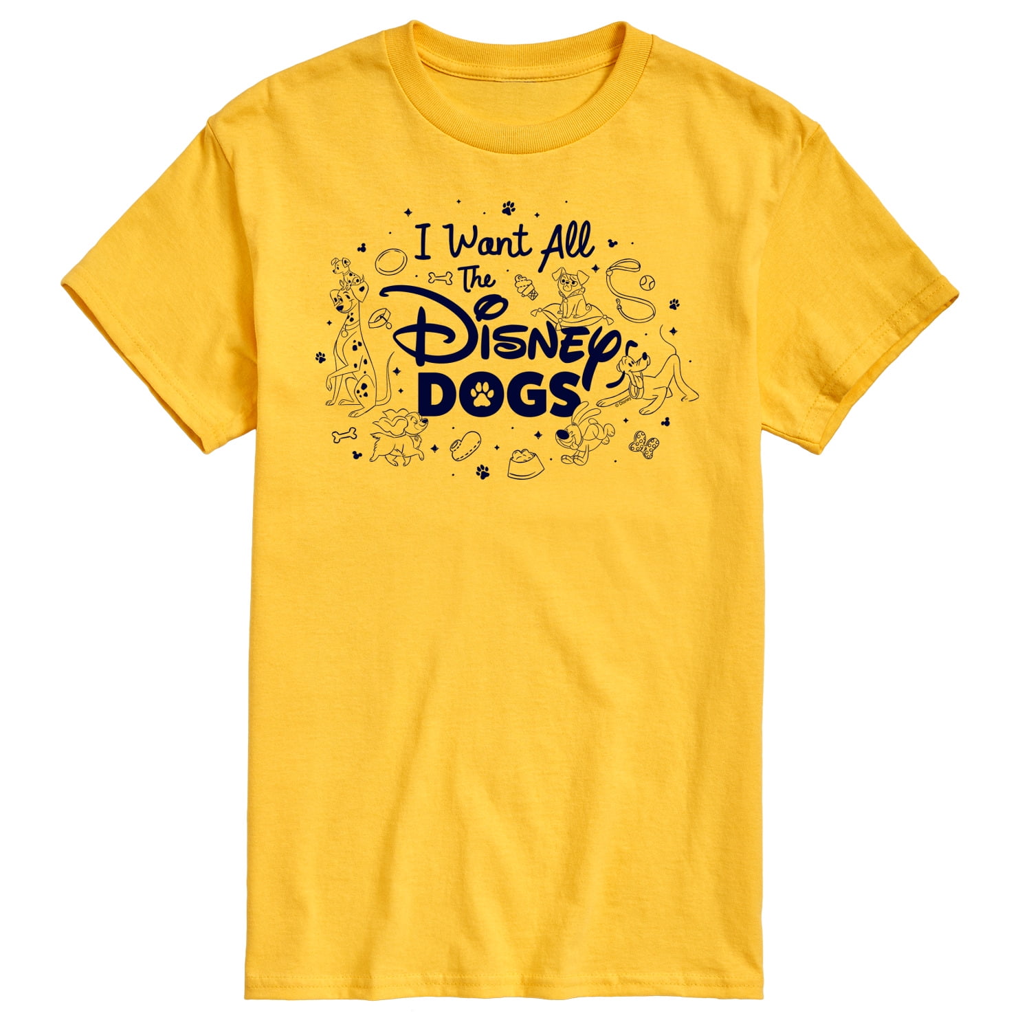 Disney Classics - Cats & Dogs - I Want All The Disney Dogs - Men's ...