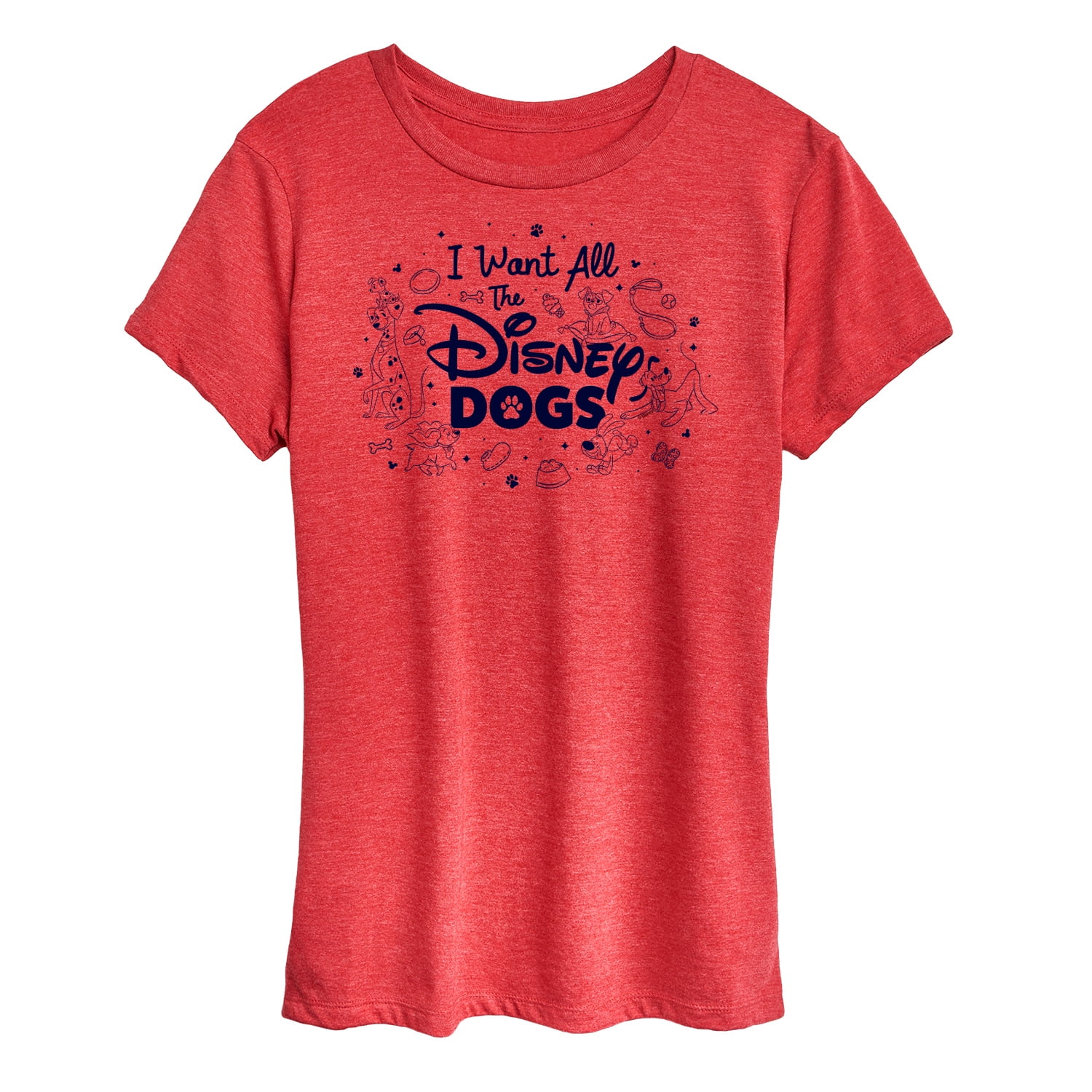 Disney Classics - Cats & Dogs - I Want All The Disney Dogs - Women's ...