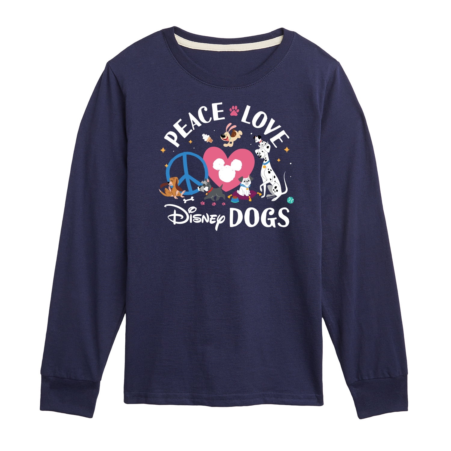 Disney Classics - Cats & Dogs - Peace Love Disney Dogs - Toddler And ...