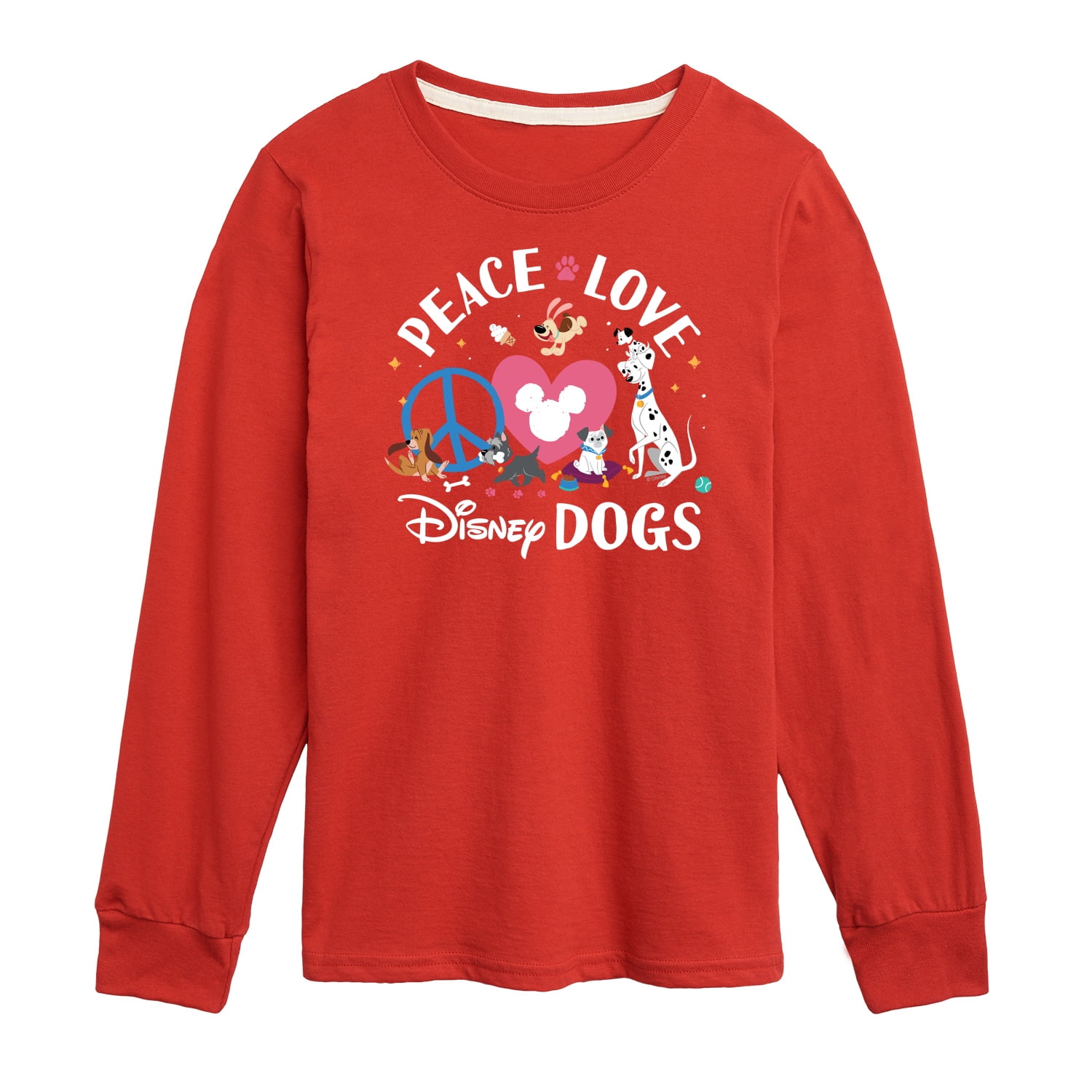 Disney Classics - Cats & Dogs - Peace Love Disney Dogs - Toddler And ...