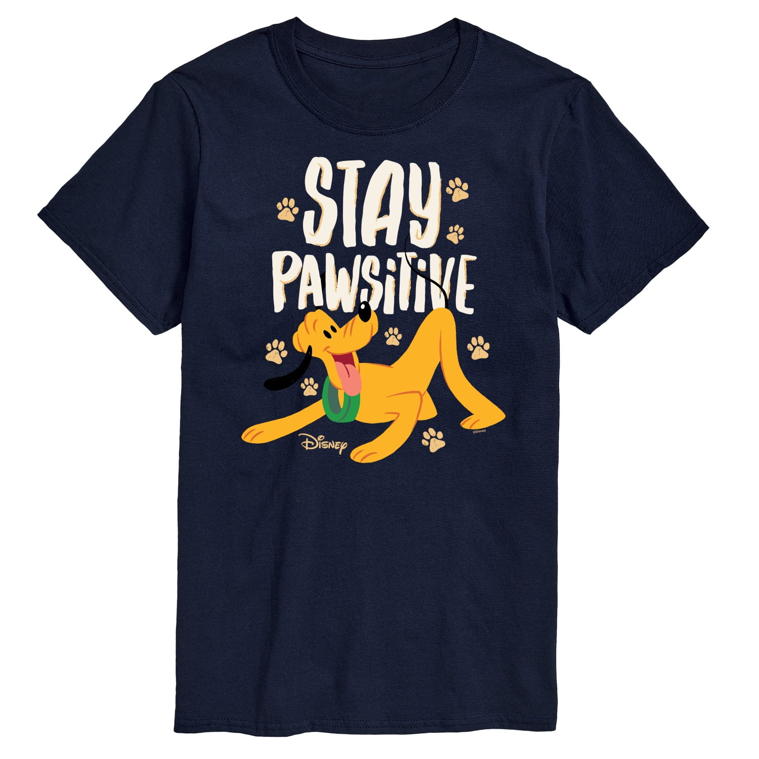 Disney Classics - Cats & Dogs - Stay Pawsitive - Men's Short Sleeve ...