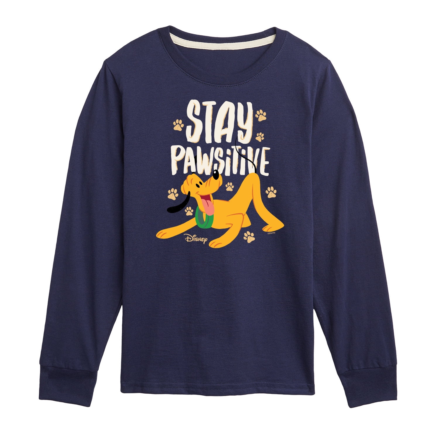 Disney Classics - Cats & Dogs - Stay Pawsitive - Toddler And Youth Long ...