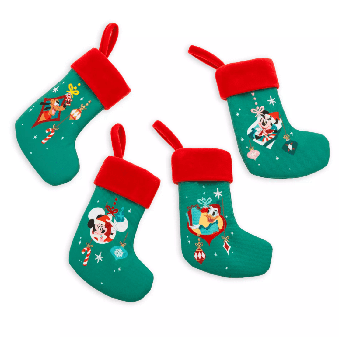 Disney Classics Christmas Mickey Friends Holiday Stocking Utensil ...