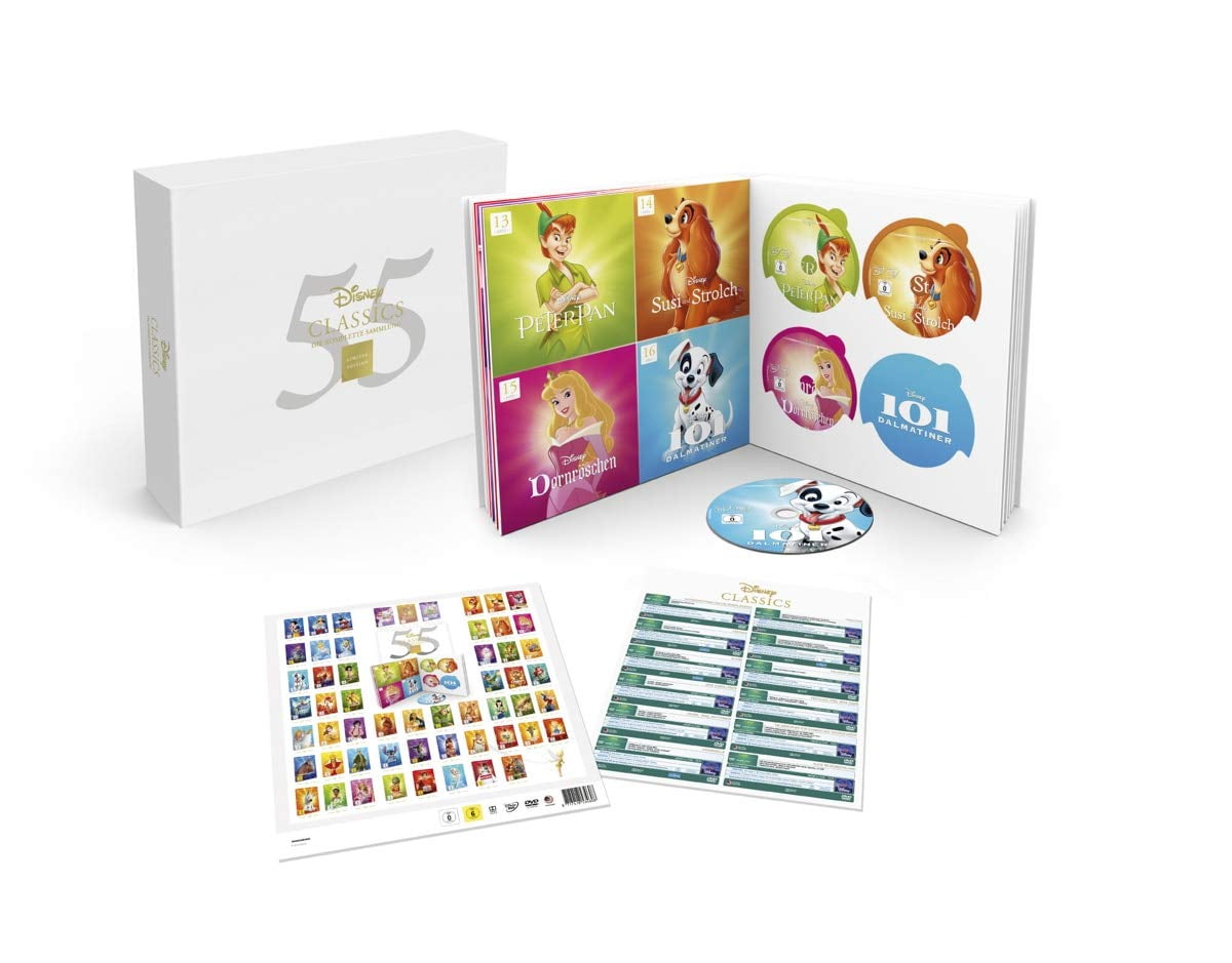 Disney Classics Complete Movies 1937-2018 55-DVD Boxset [ NON-USA ...