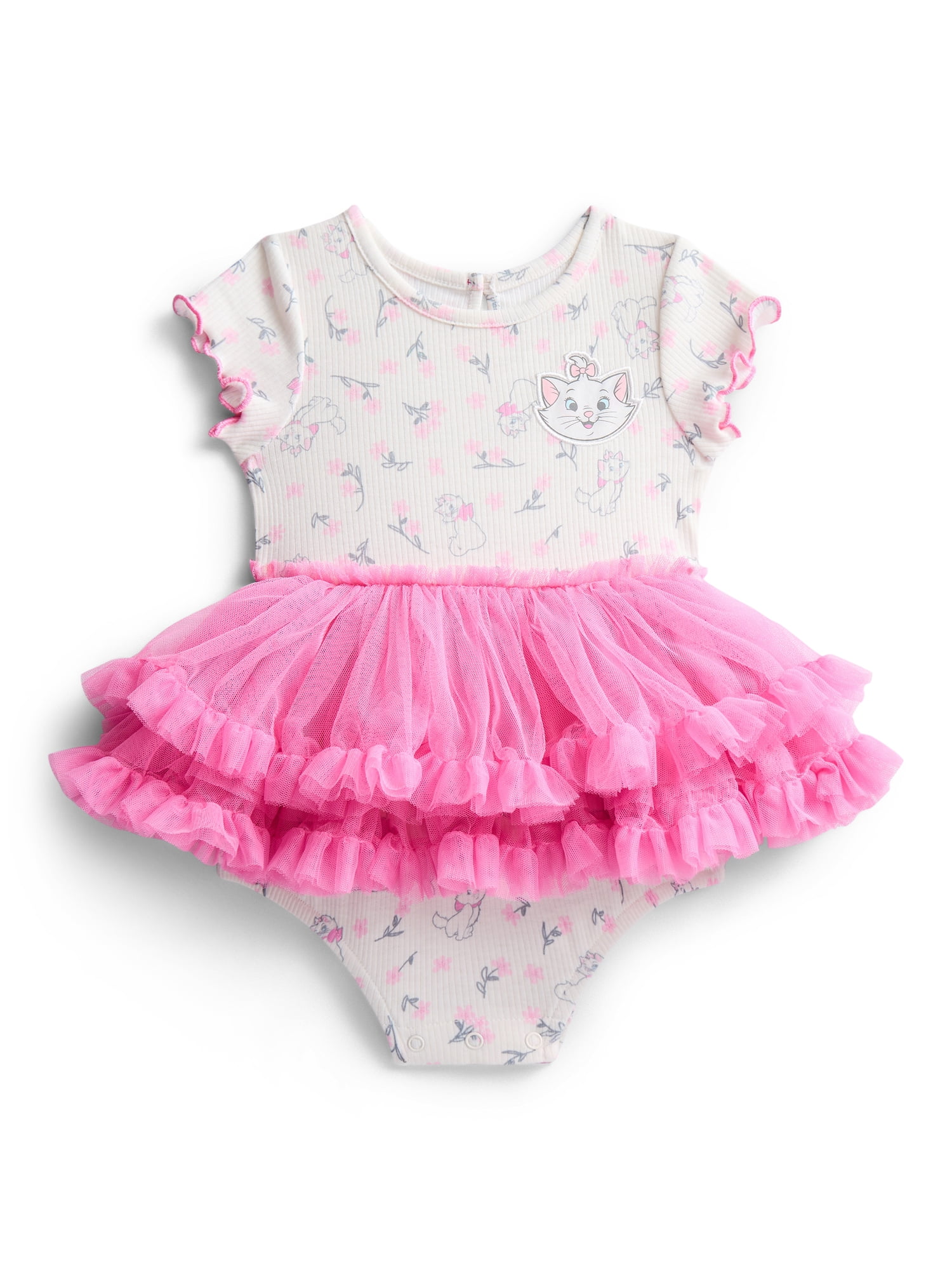 Disney Classics Marie Baby Girls Graphic Tutu Dress Dress Bodysuit with ...