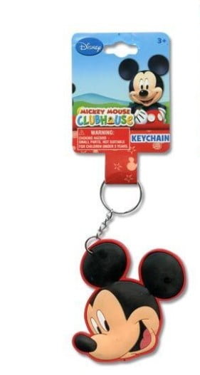 Disney Club House Mickey Mouse Side Face PVC Key Chian Key Holder ...