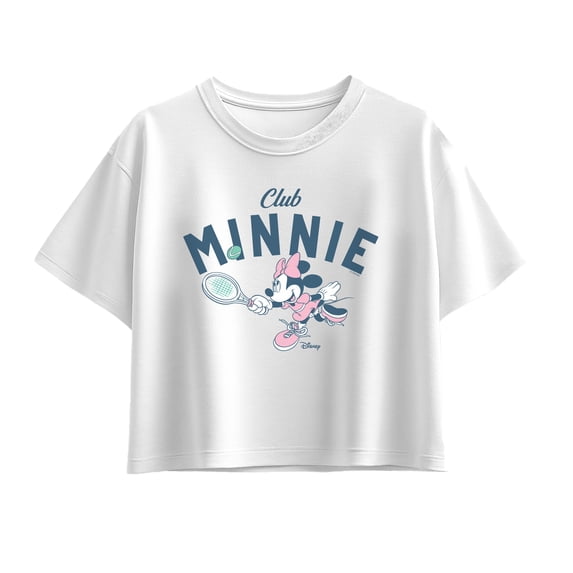 Disney - Club Minnie - Youth Girls Boxy T-Shirt - Walmart.com