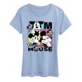 Disney - Cmyk Mickey - Women's Short Sleeve Graphic T-Shirt - Walmart.com