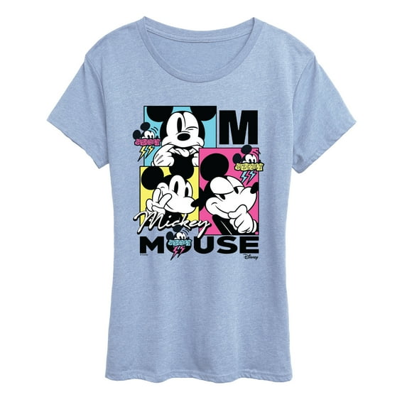 Disney - Cmyk Mickey - Women's Short Sleeve Graphic T-Shirt - Walmart.com