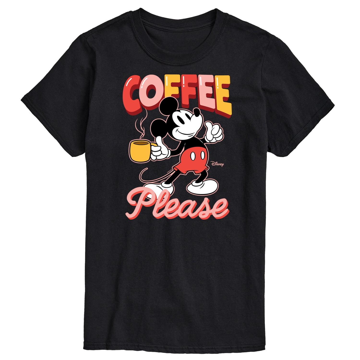 Disney - Coffee Please - Men's Short Sleeve Graphic T-Shirt - Walmart.com