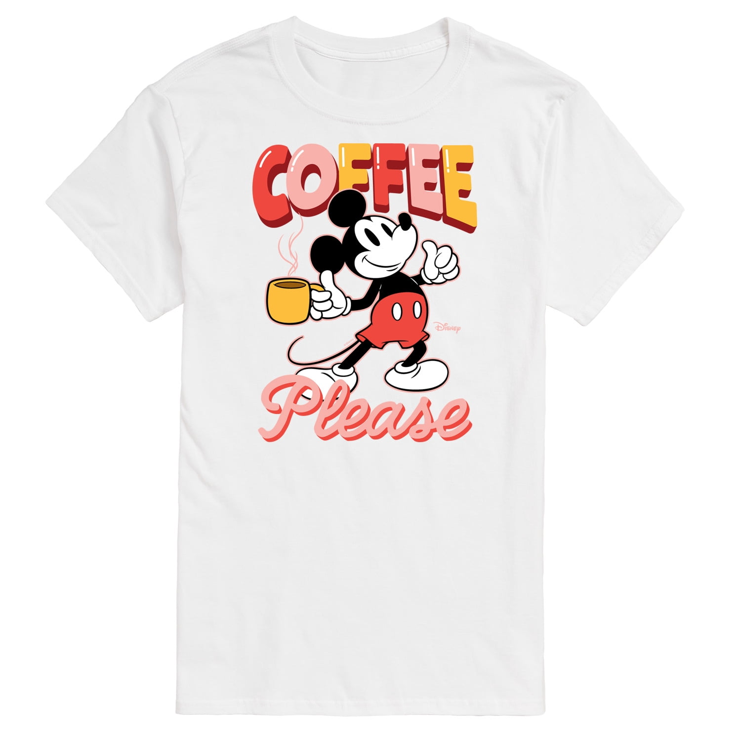 Disney - Coffee Please - Men's Short Sleeve Graphic T-Shirt - Walmart.com