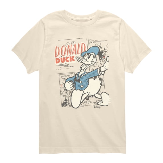 Disney - Comic Donald - Youth Boys Short Sleeve Graphic T-Shirt ...
