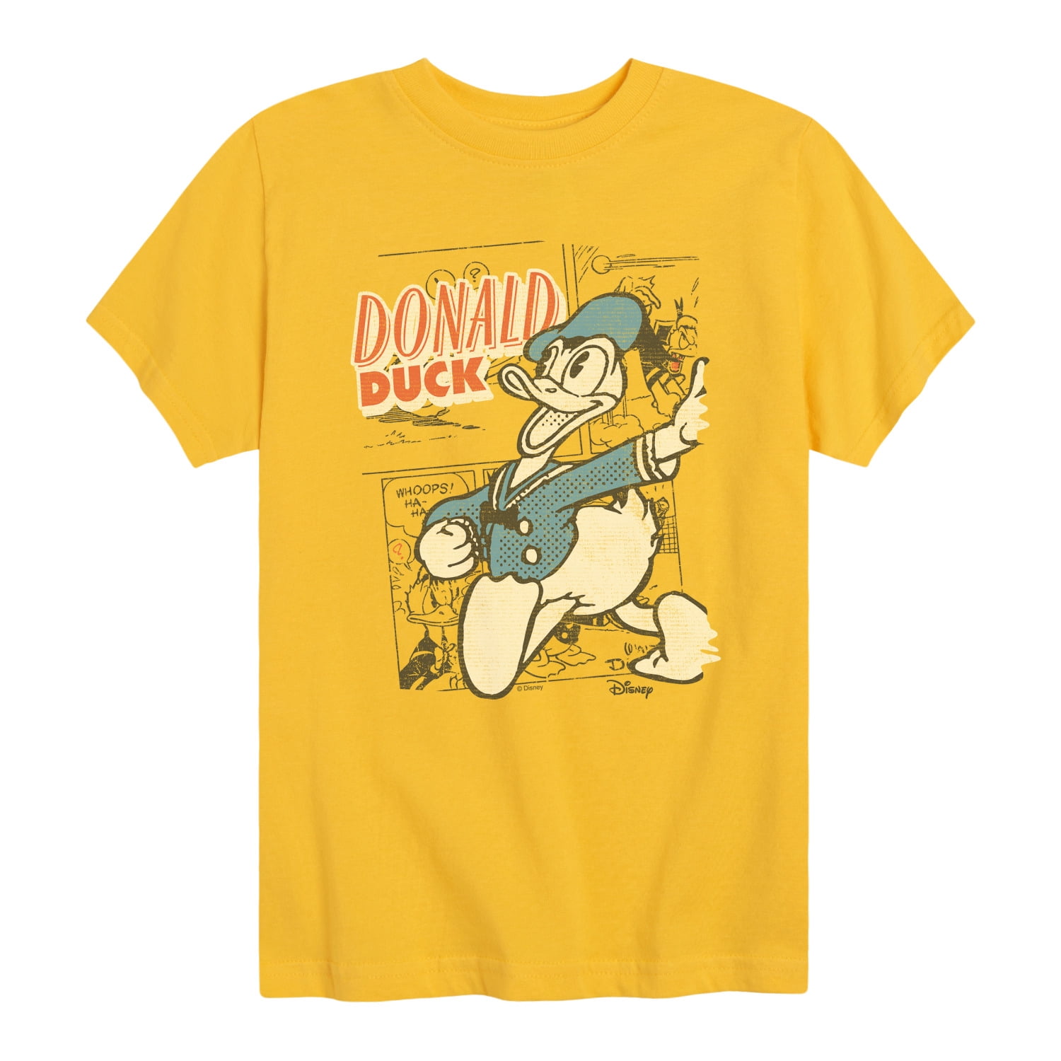 Disney - Comic Donald - Youth Boys Short Sleeve Graphic T-Shirt ...