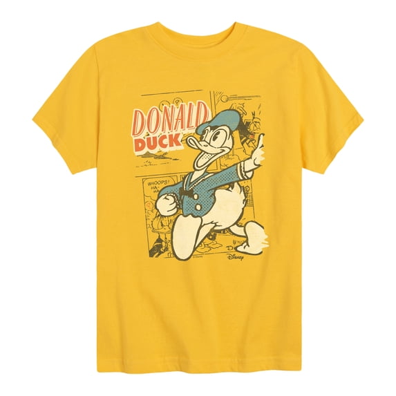 Disney - Comic Donald - Youth Boys Short Sleeve Graphic T-Shirt ...