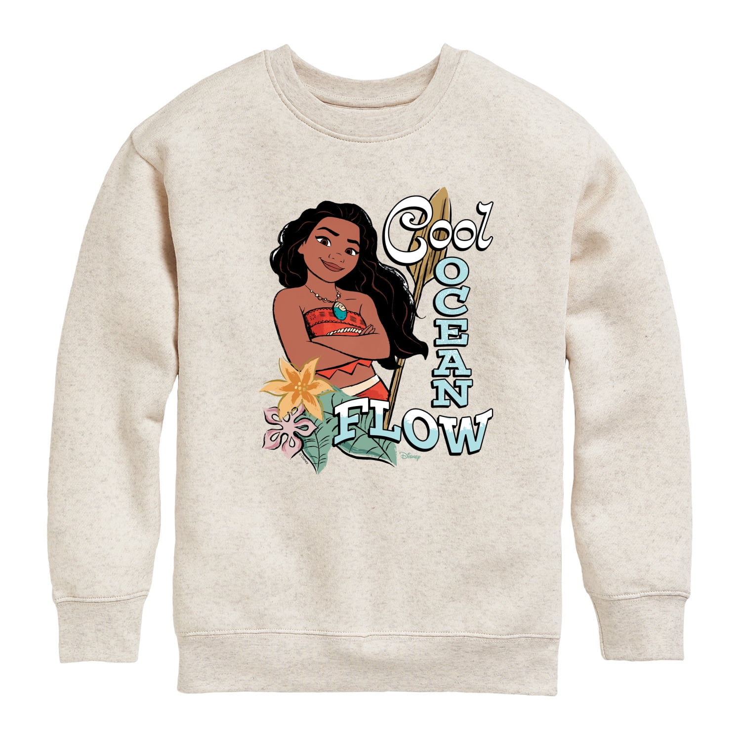Disney - Cool Ocean Flow Moana - Toddler & Youth Crewneck Fleece ...