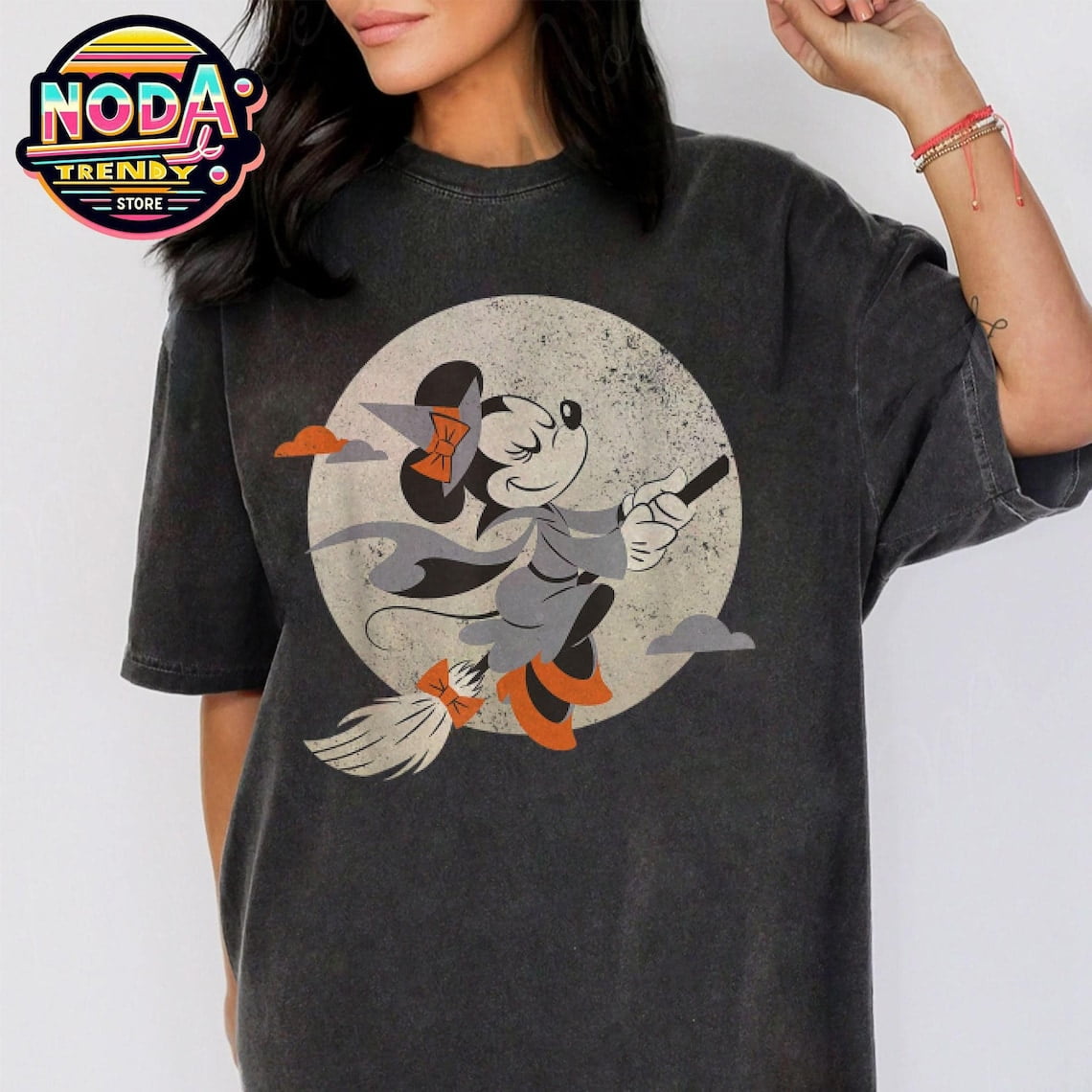 Disney Costume Party Minnie Mouse Flying Witch Shirt, Mickey'S Not So Scary Party Tshirt, Walt ...