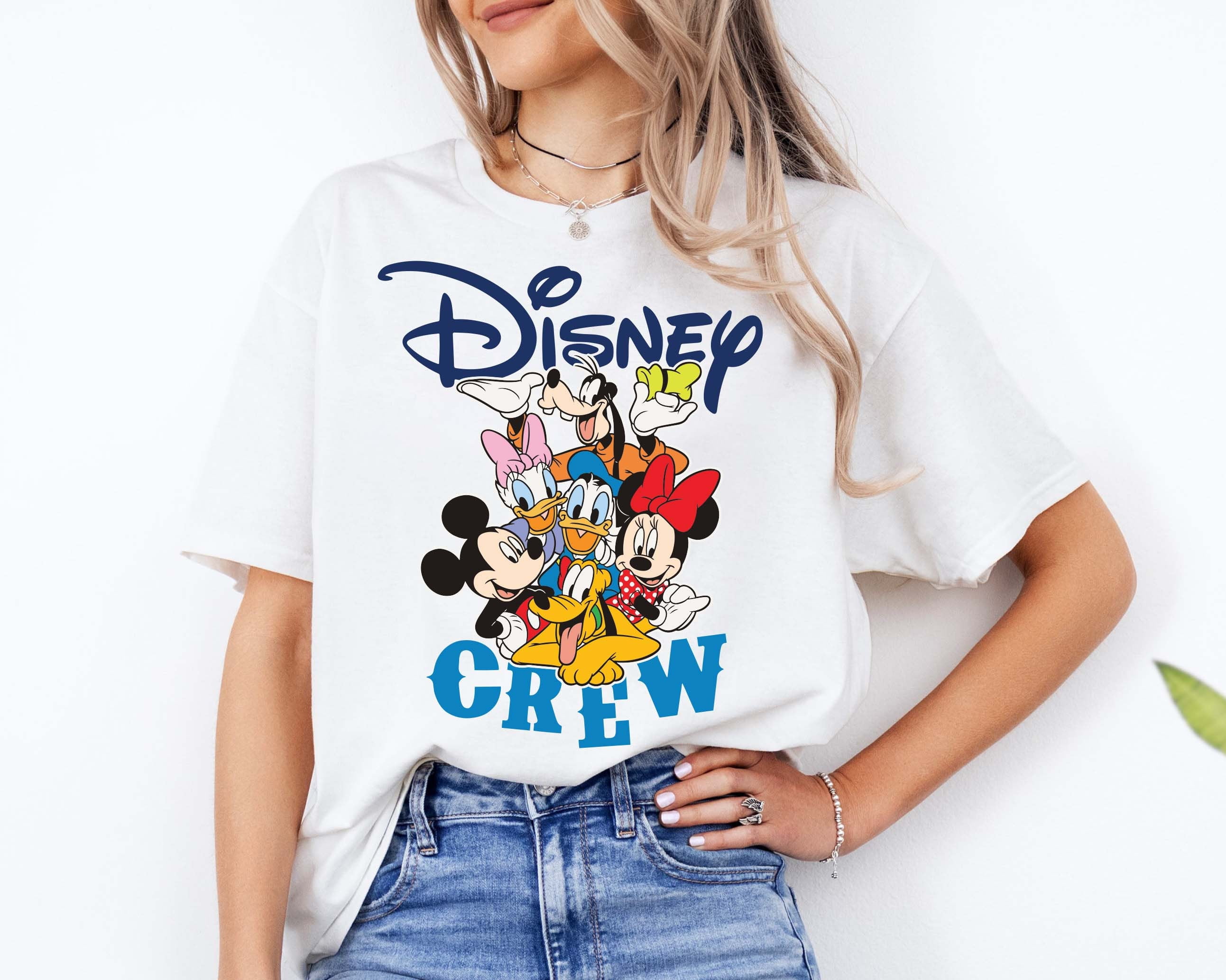 Disney Crew Mickey And Friends T-Shirt, Mickey Minnie Daisy Donald Goofy Pluto Shirt, Disney ...