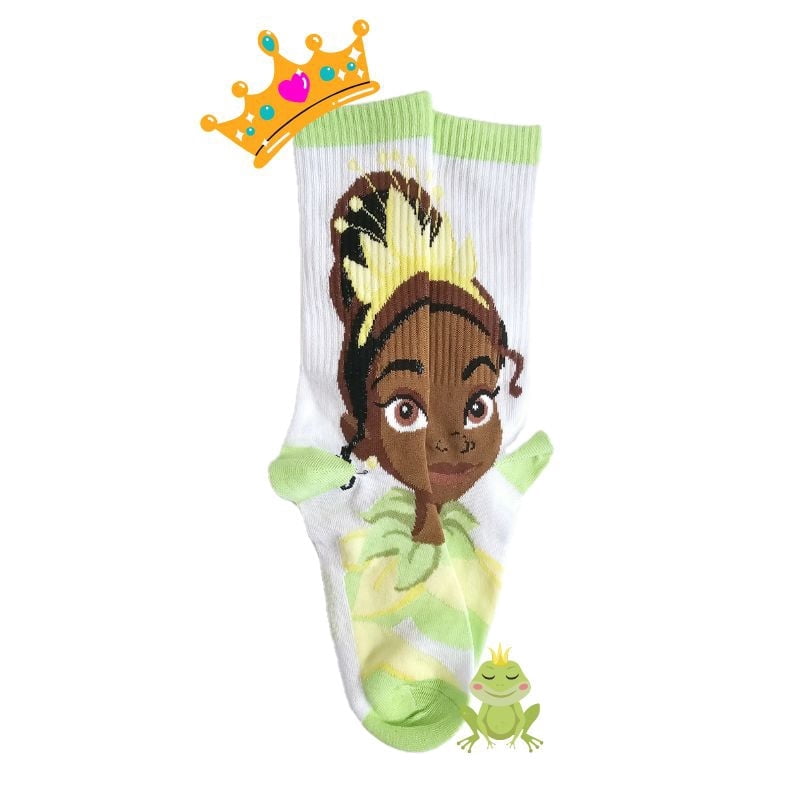 Disney Crew Socks Disney Princess Tiana White Socks, 1 Pair - Walmart.com