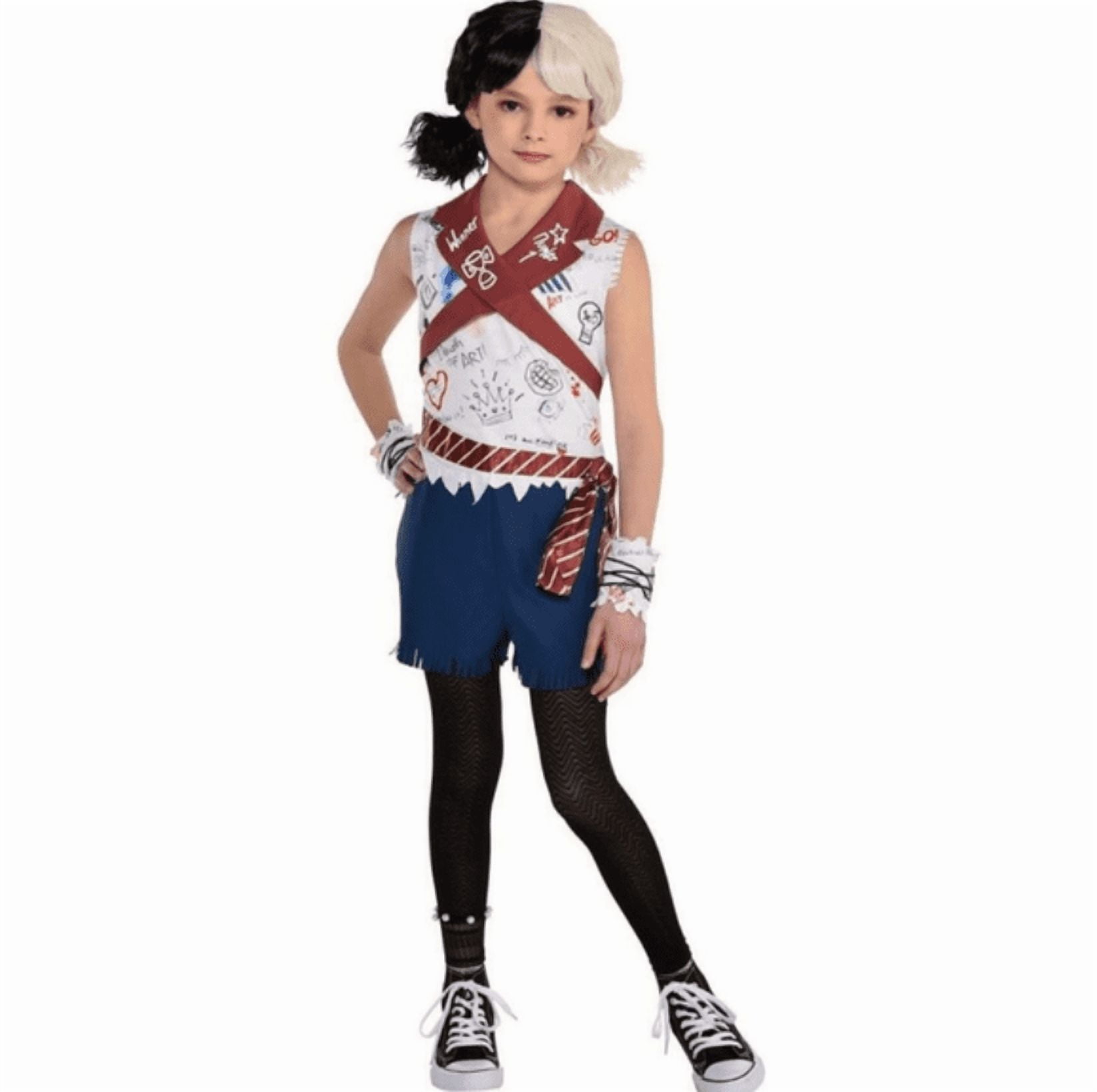 Disney Cruella - Estella Gym Outfit Costume (Girls Medium) - Walmart.com