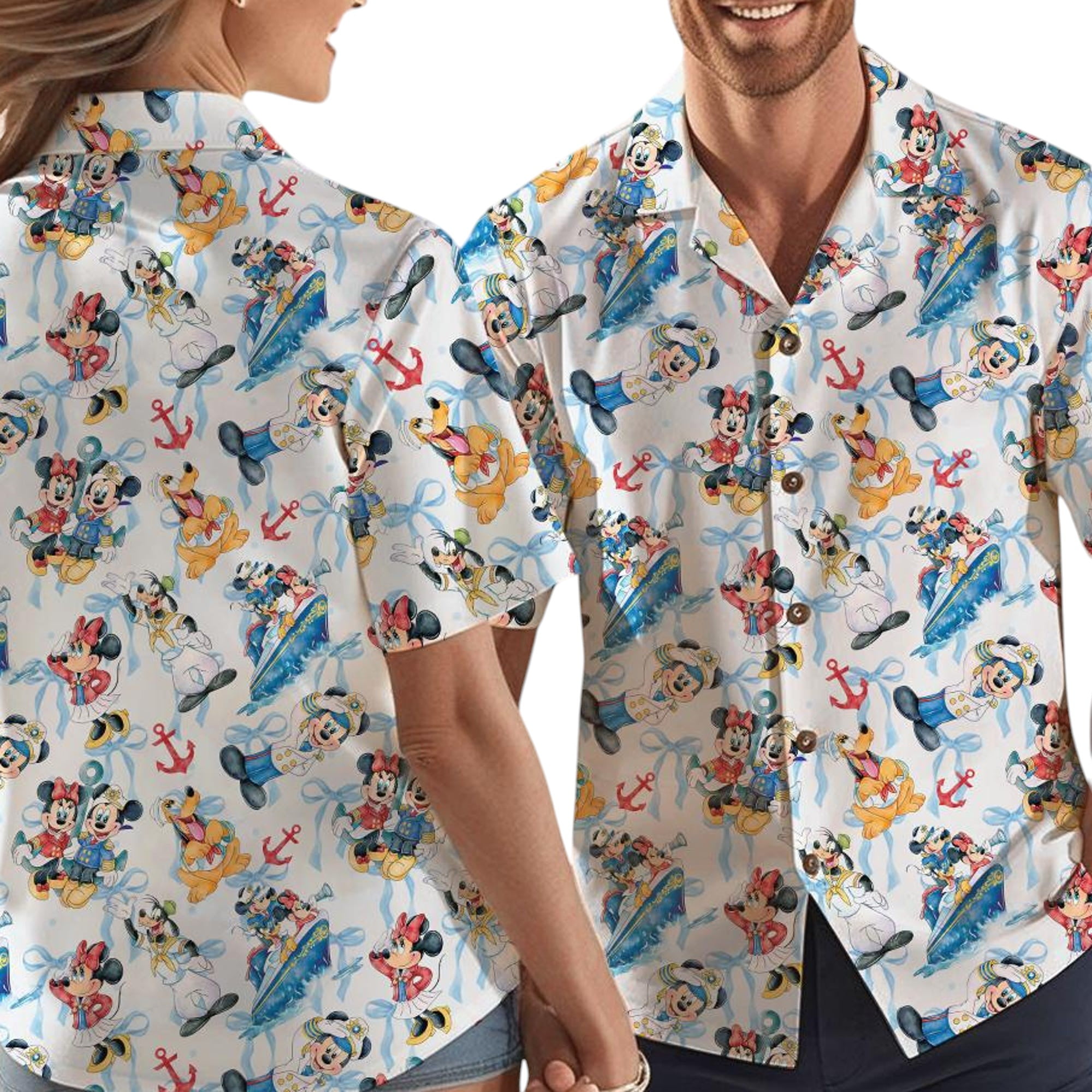 Disney Cruise Hawaiian Shirt, Mickey and Friends Cruise Aloha Shirt ...