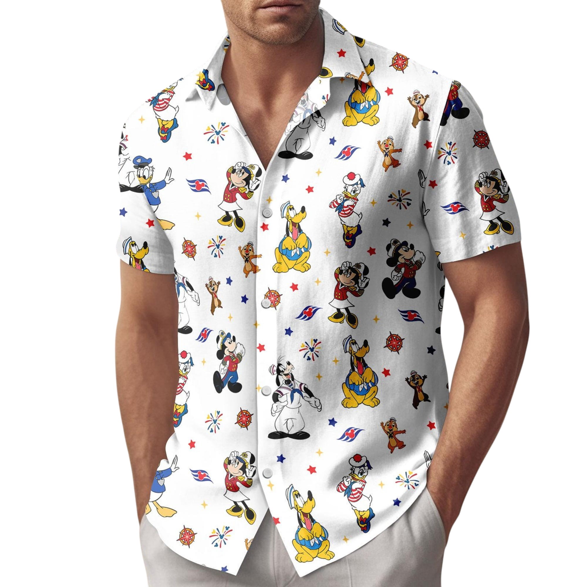 Disney Cruise Line 2026 Hawaiian Shirt, Mickey Minnie Donald Goofy ...