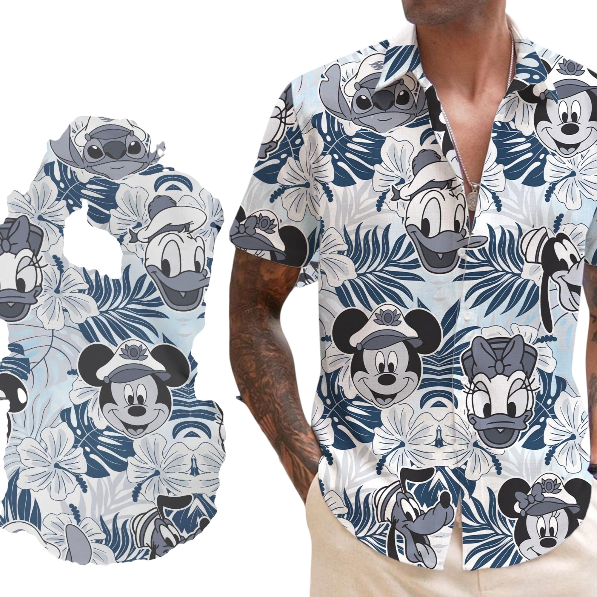 Disney Cruise Line Hawaiian Shirt, Disney Summer Shirt, Mickey and ...
