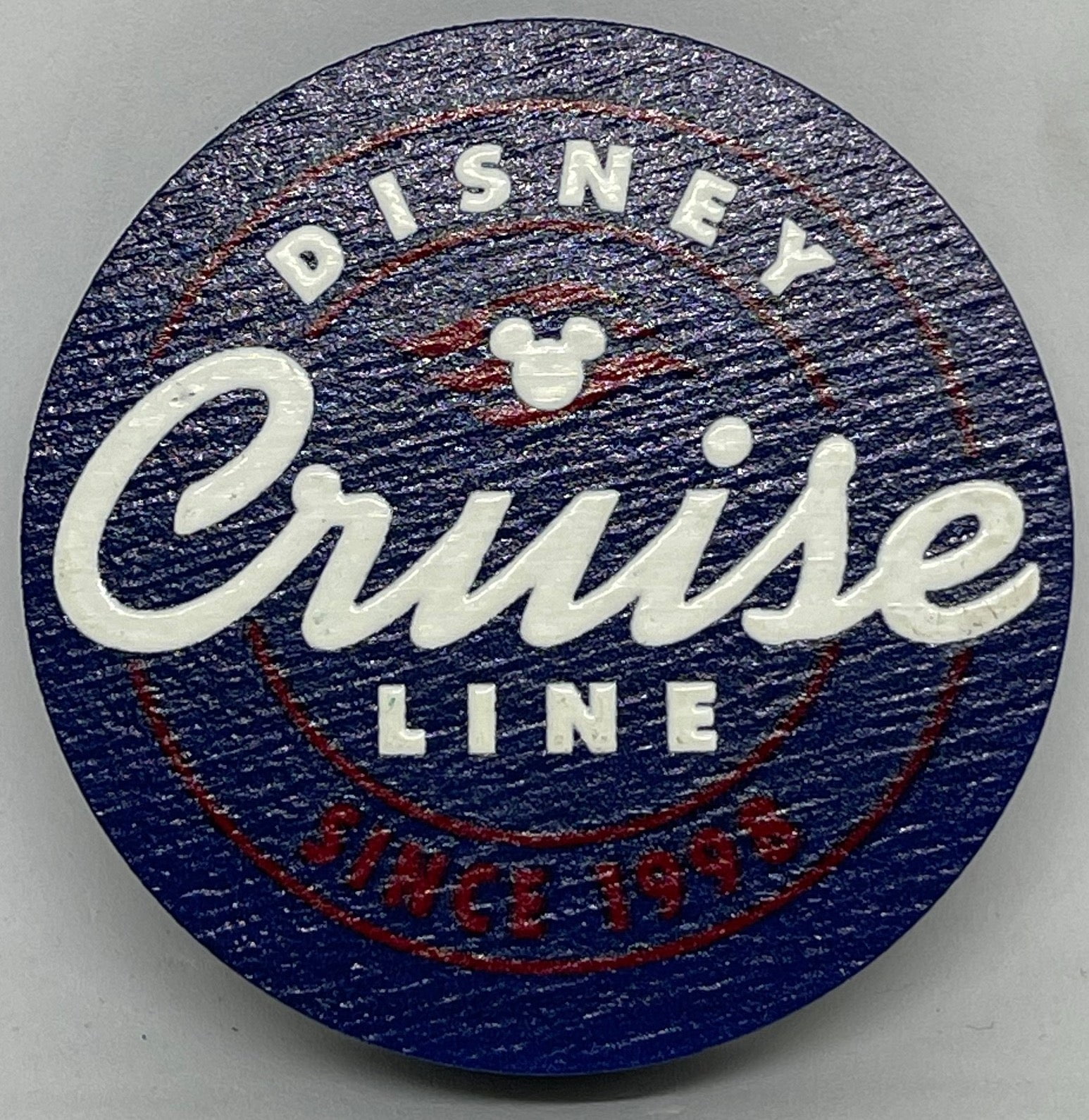 Disney Cruise Line Mickey Icon Circle Wooden Magnet New - Walmart.com