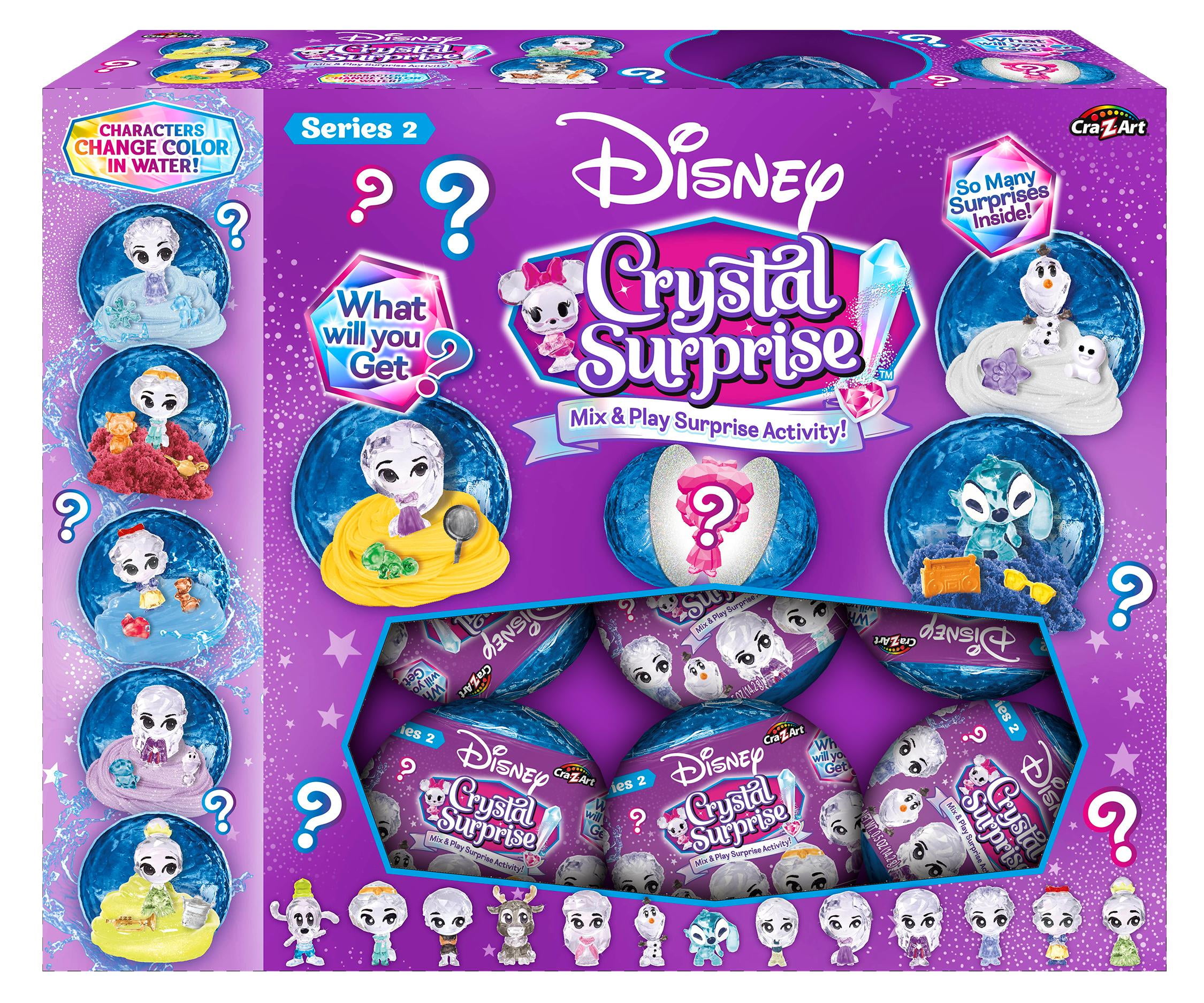 Disney Crystal Surprise Series 2 Ball with Accessories and Water Color ...