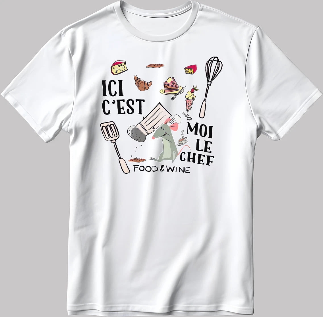 Disney Cute Ratatouille Remy Food And Wine Festival Gourmet Chef Hat T ...