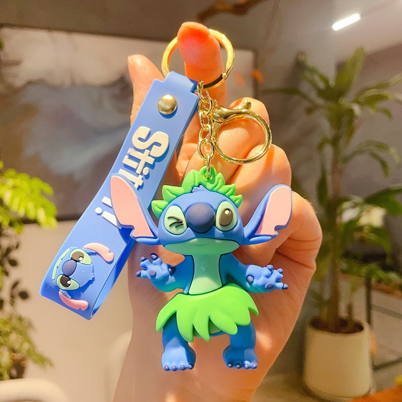 Disney Cute Summer Stitch Cartoon Anime Keychain - Walmart.com