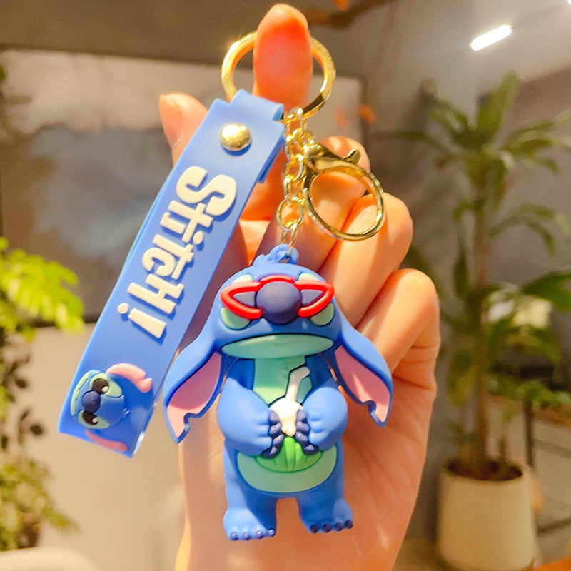 Disney Cute Summer Stitch Cartoon Anime Keychain - Walmart.com