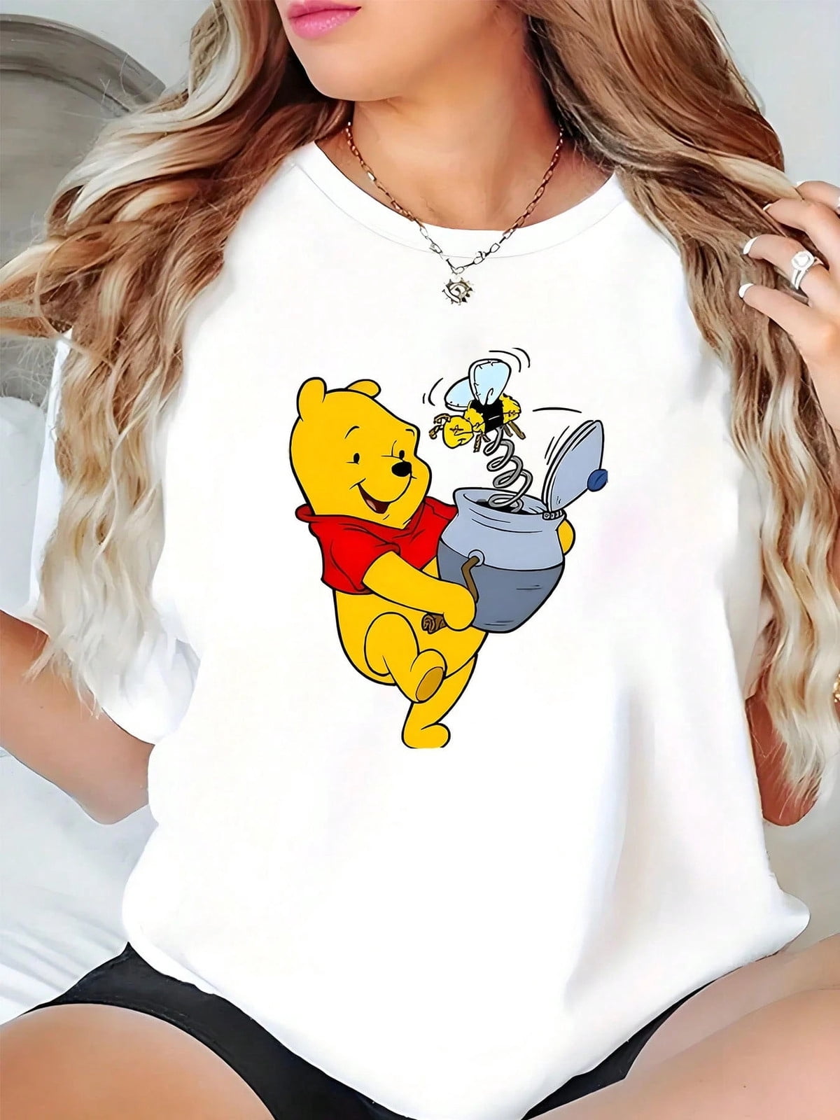 Disney Cute Winnie The Pooh Honey Jar Treehouse Hundred Acre Wood T ...