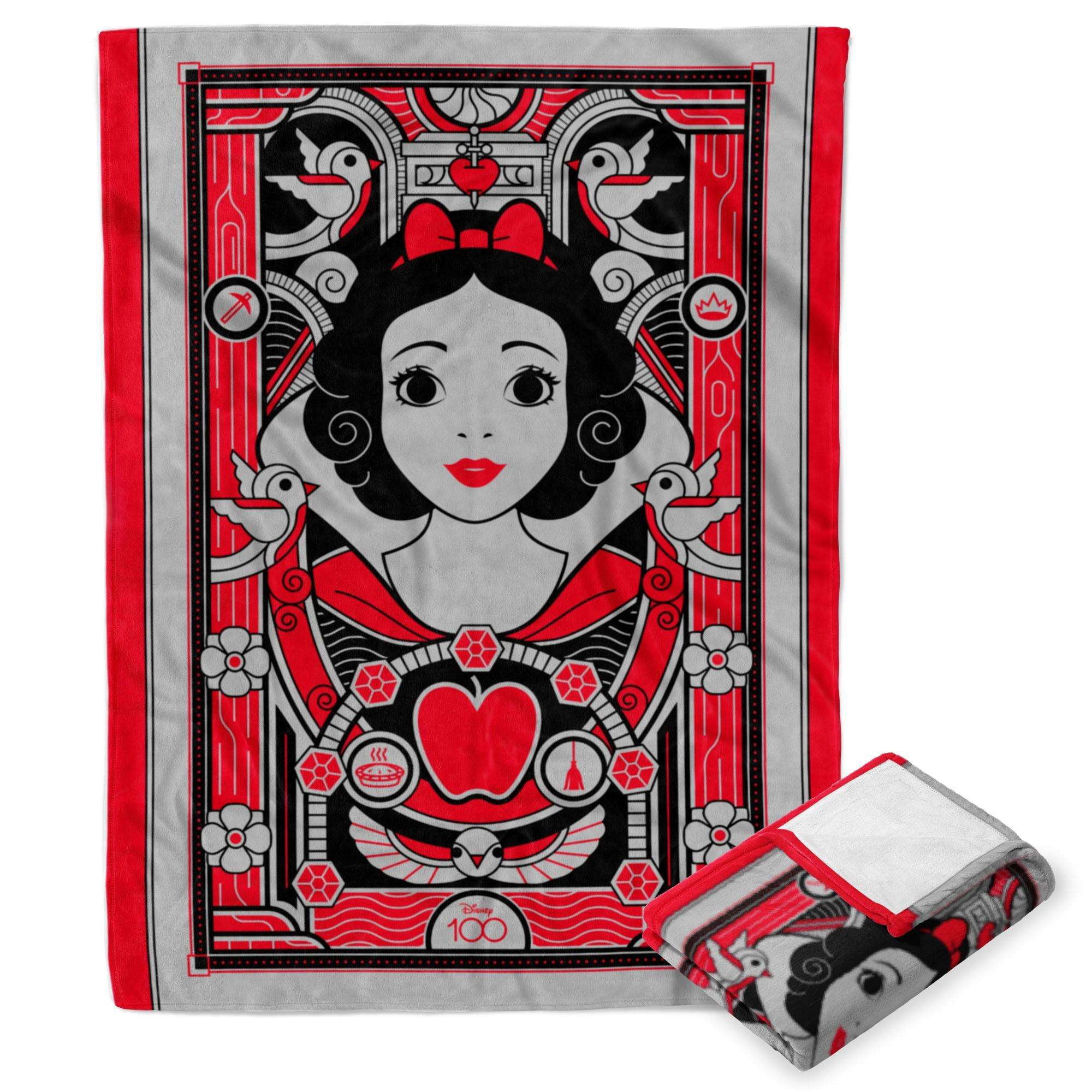Disney D100 Art Deco Snow White Kids Silk Touch Throw Blanket - Walmart.com