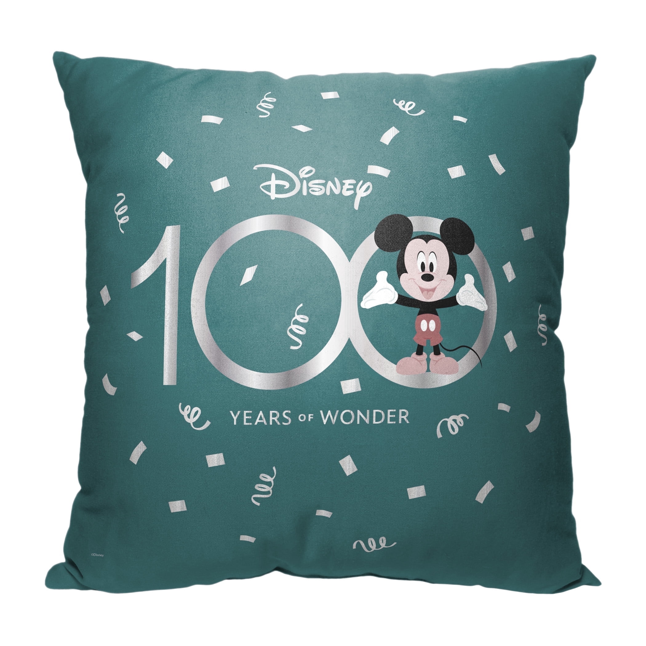 Disney D100 Platinum 100 Kids Printed Throw Pillow, 18 x 18 inches ...