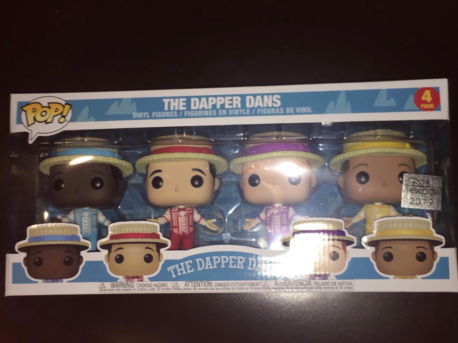 Disney D23 Expo 2019 Funko Pop Disneyland Dapper Dans Figure 4-Pack New ...