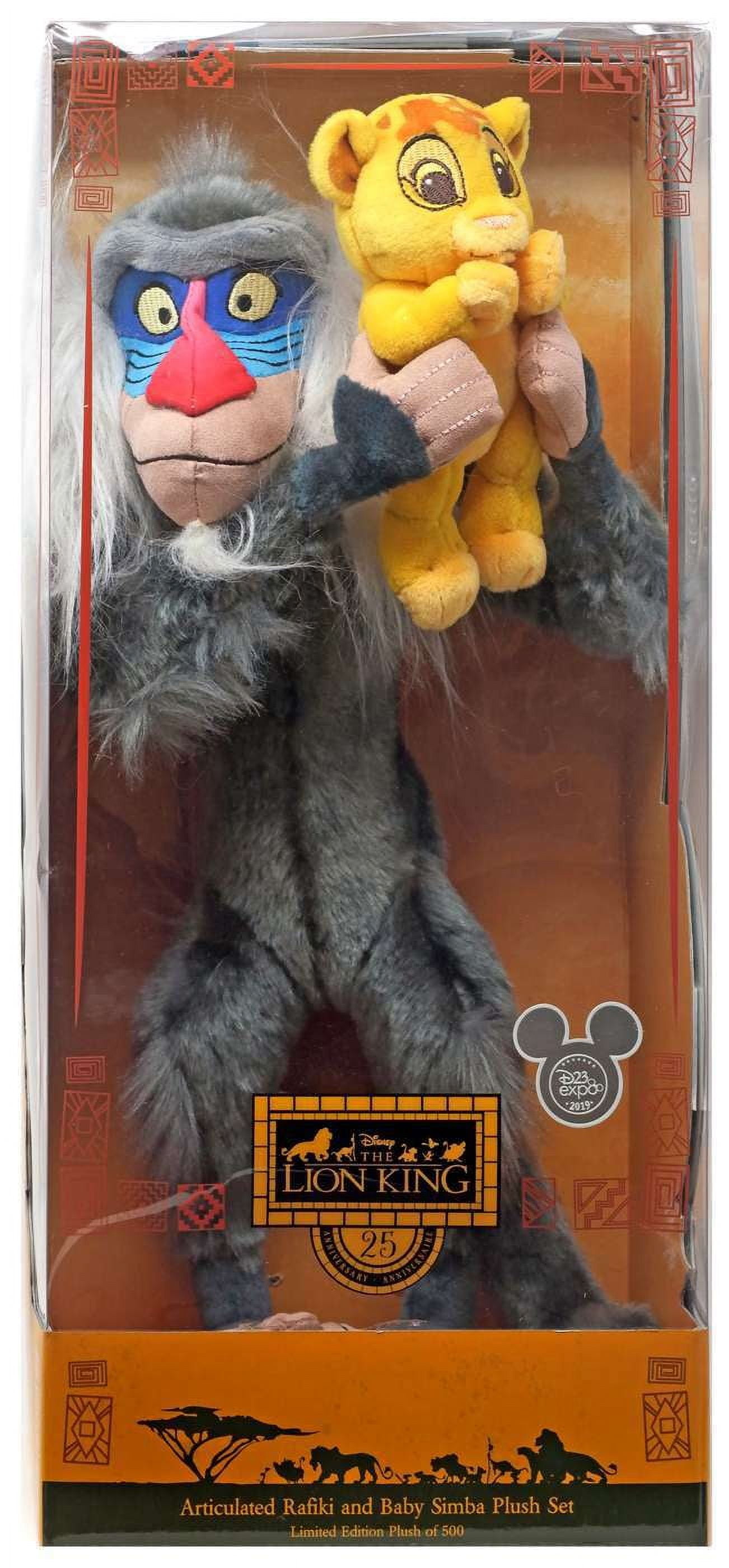 Disney D23 Expo 2019 The Lion King Rafiki and Baby Simba Plush Limited ...
