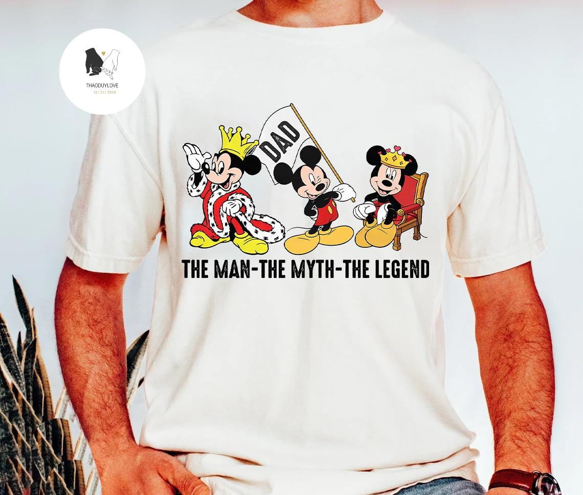 Disney Dad The Man The Myth The Legend T-shirt, Disney Father's Day ...