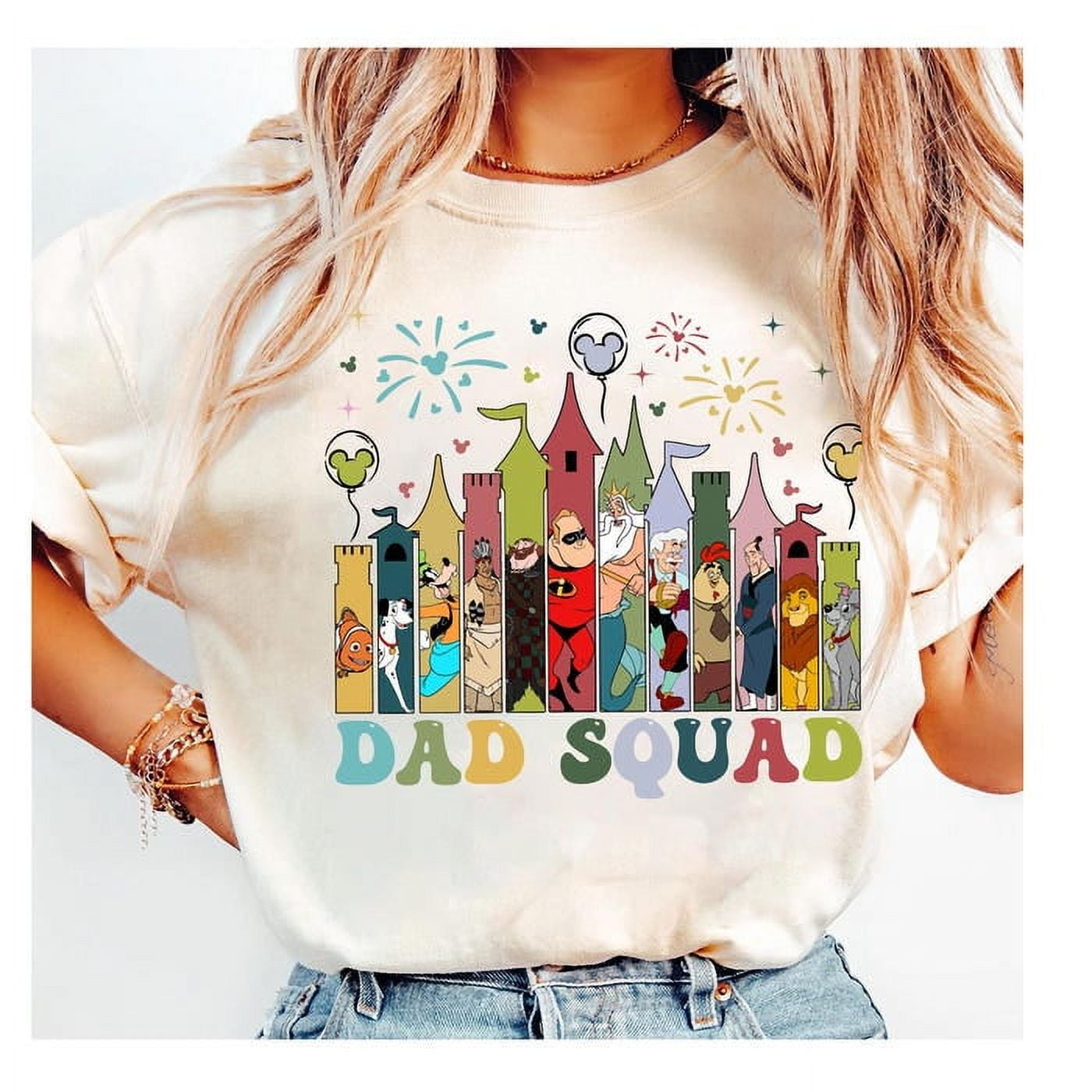 Disney Dad Squad Shirt, Disney Dad Castle Shirt, Disney Best Dad Ever ...