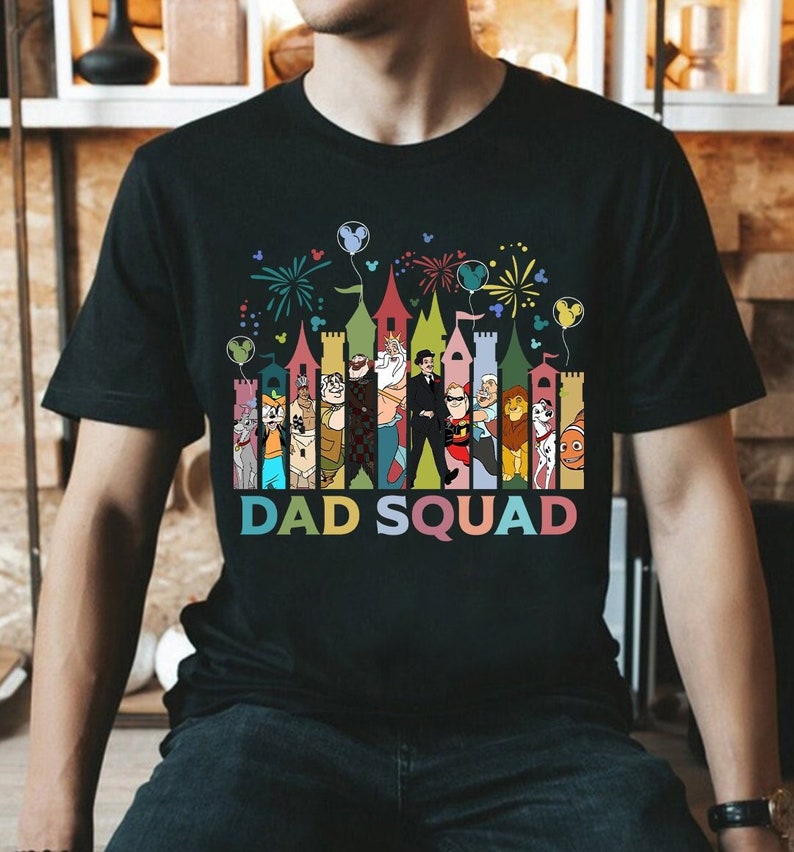 Disney Dad Squad Shirt, Disney Dad Shirt, Disney Men's Shirt, Disney ...