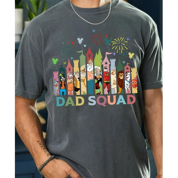 Disney Dad Squad Shirt, Father’s Day Disney Dad T-shirt, Gift for Dad ...