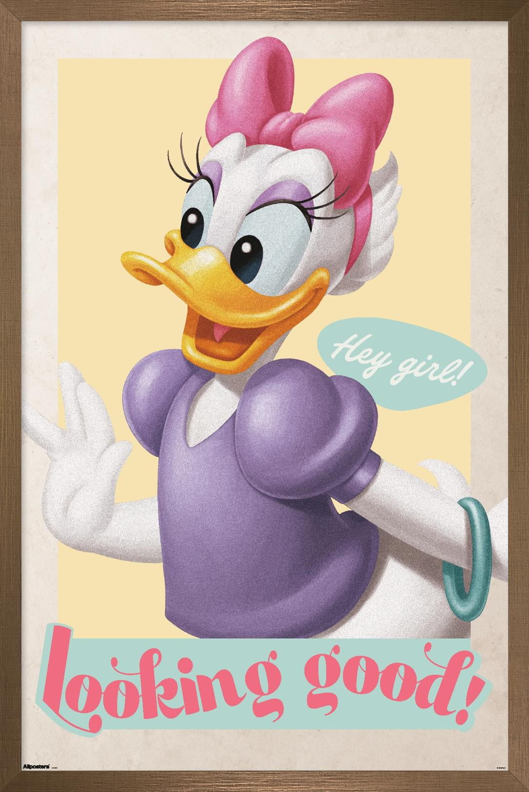 Disney Daisy Duck: Good Old Days - Hey Girl! Wall Poster, 14.725" x 22. ...
