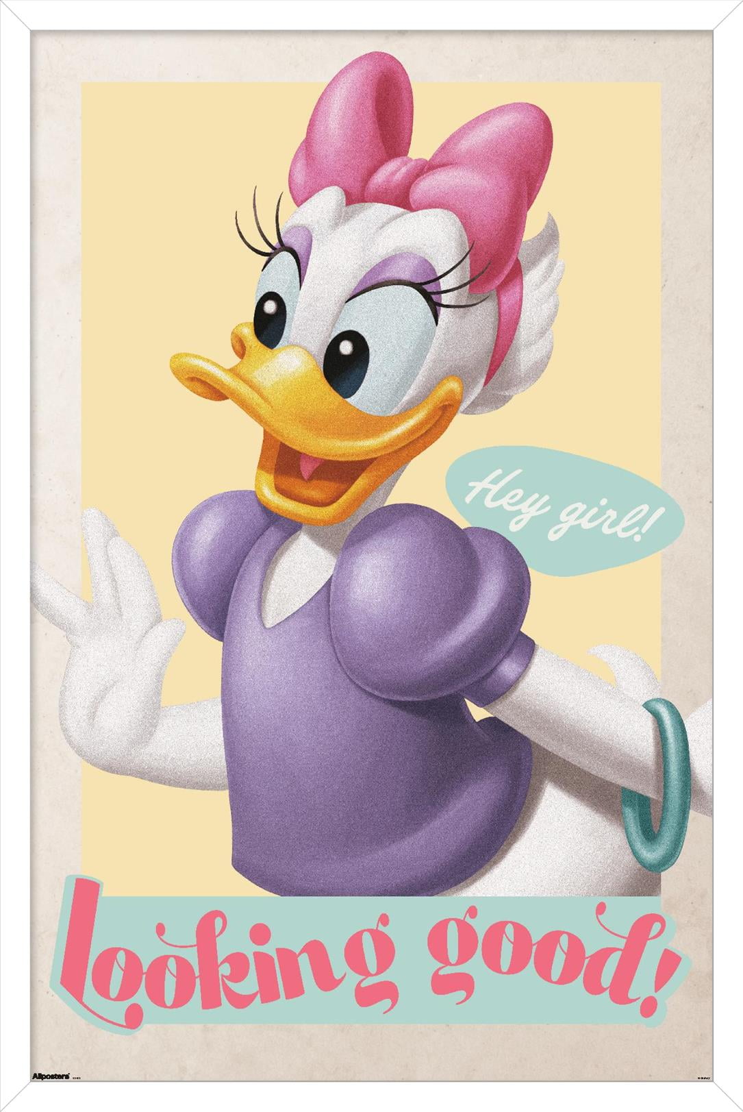 Disney Daisy Duck: Good Old Days - Hey Girl! Wall Poster, 14.725" x 22. ...