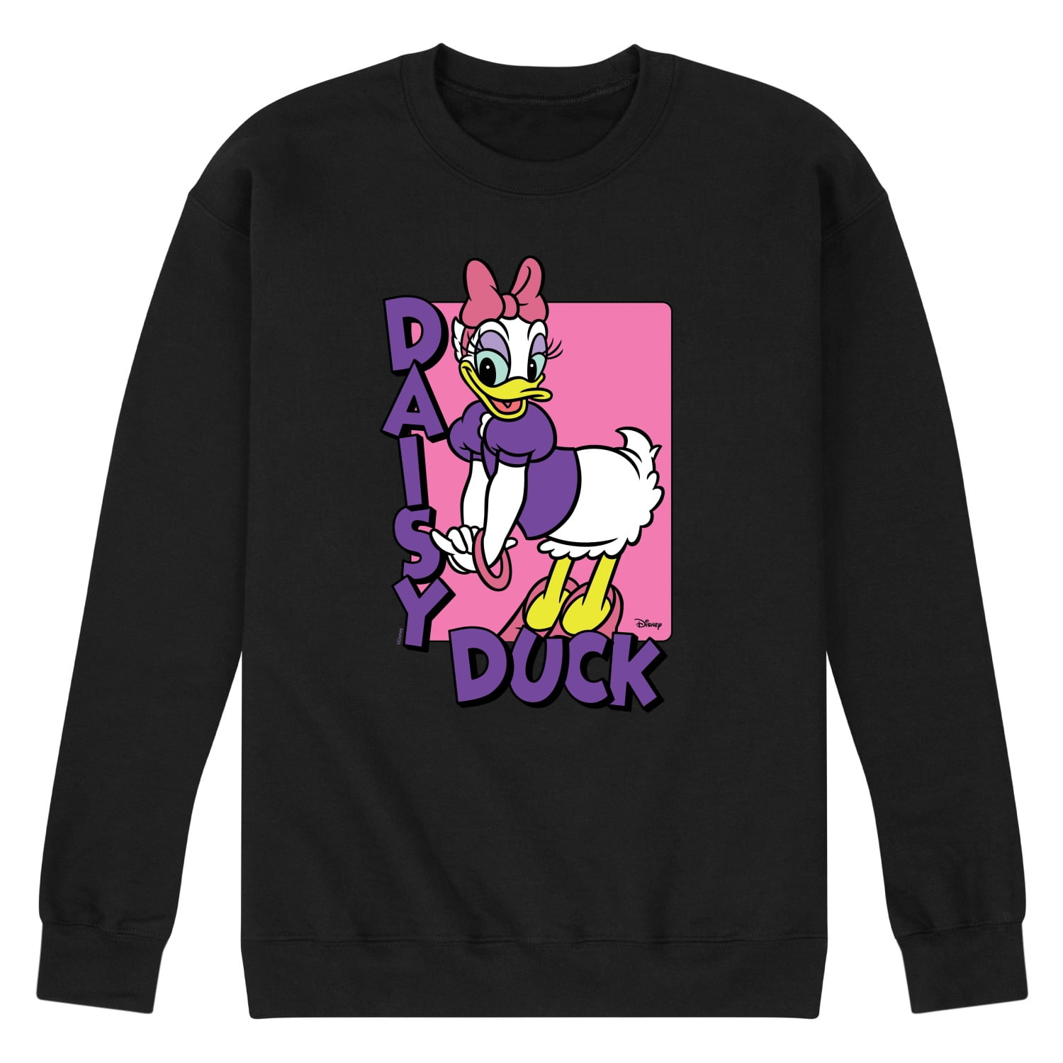 Disney - Daisy Duck - Men's Crew Neck Fleece Pullover - Walmart.com