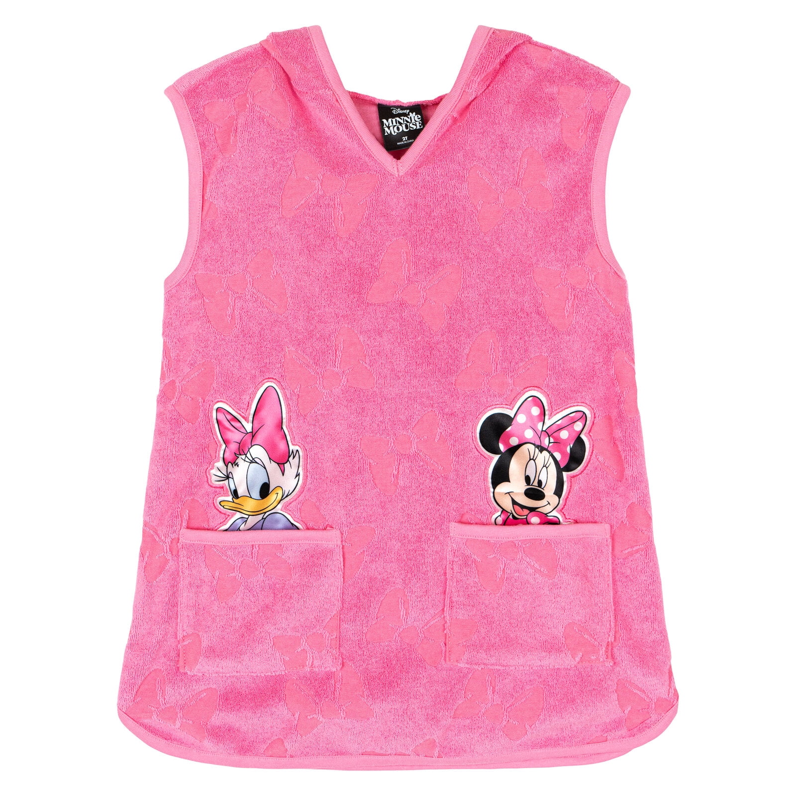 Disney Daisy Duck Minnie Mouse Loop Terry Cloth Hooded Swim Cover Up ...