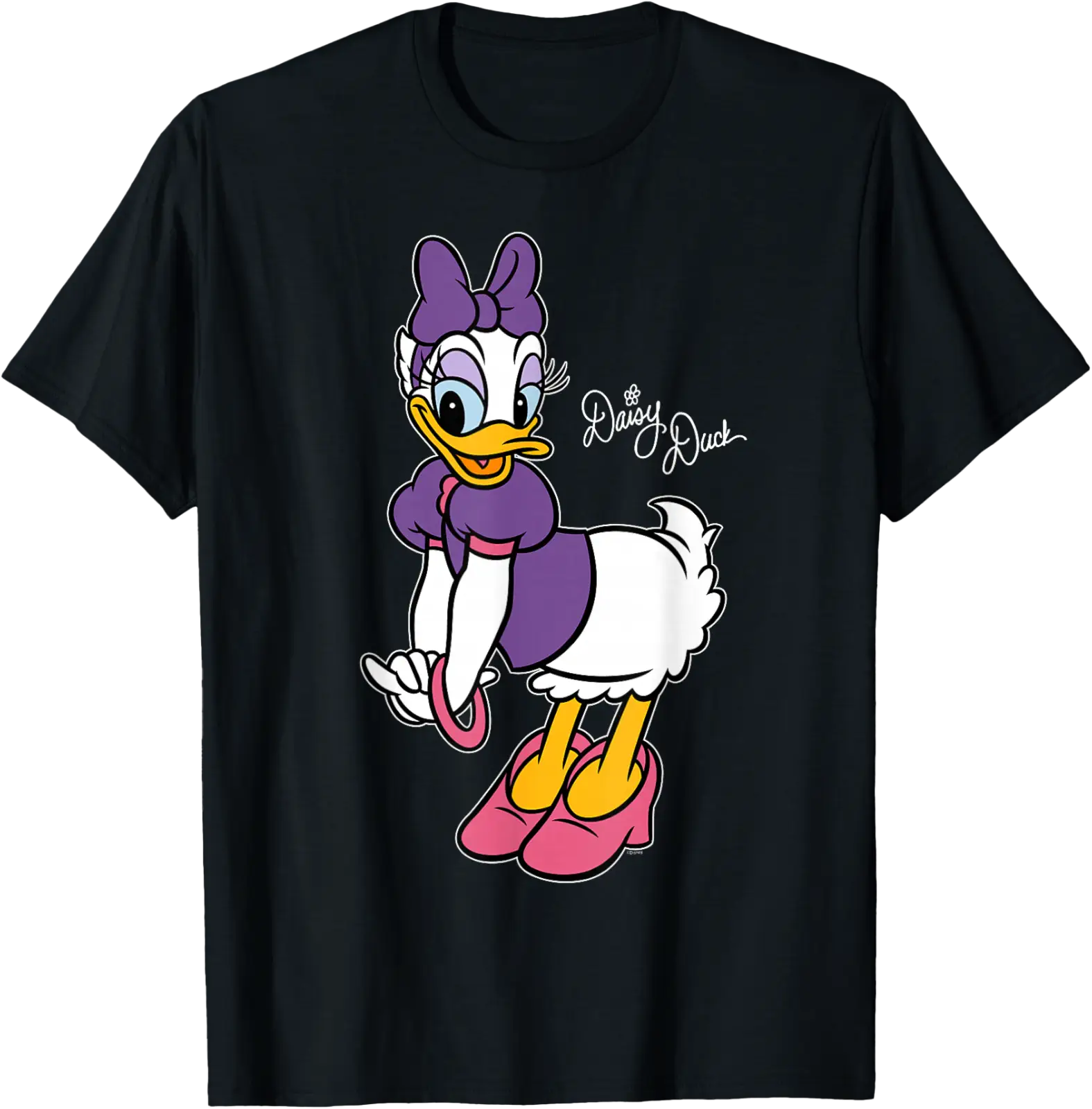 Disney Daisy Duck Retro Character Sassy Pose Trip T-Shirt - Walmart.com