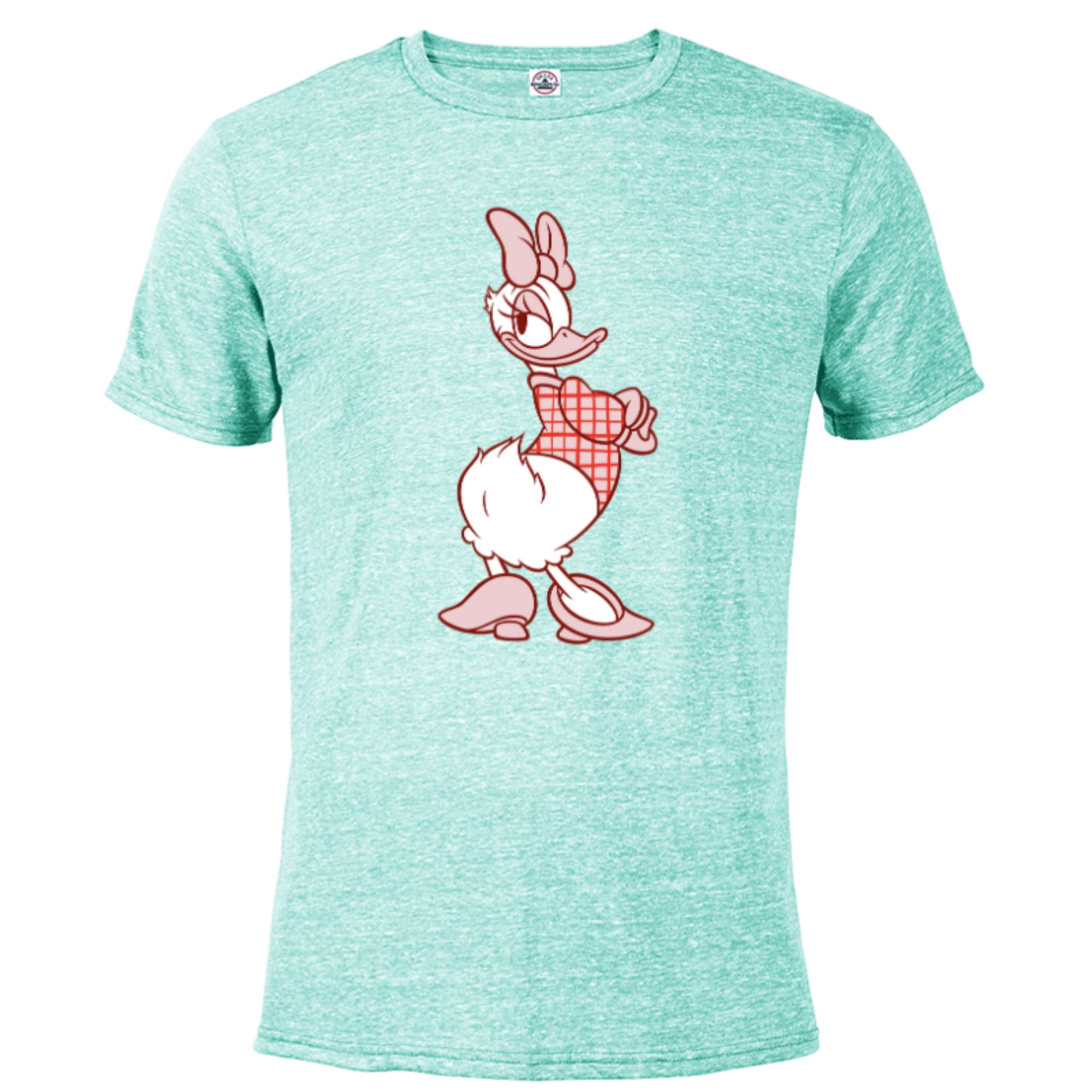 Disney Daisy Duck Sassy in White & Pink Pose with Plaid Top - Short ...